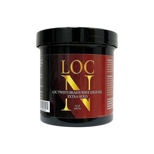 LOC N' Loc Twists Braids Wave Edge Gel Extra Hold 16 oz.