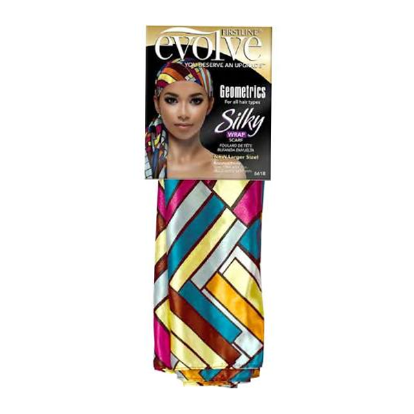 Firstline Evolve Silky Wrap Scarf Geometric 6618-72O